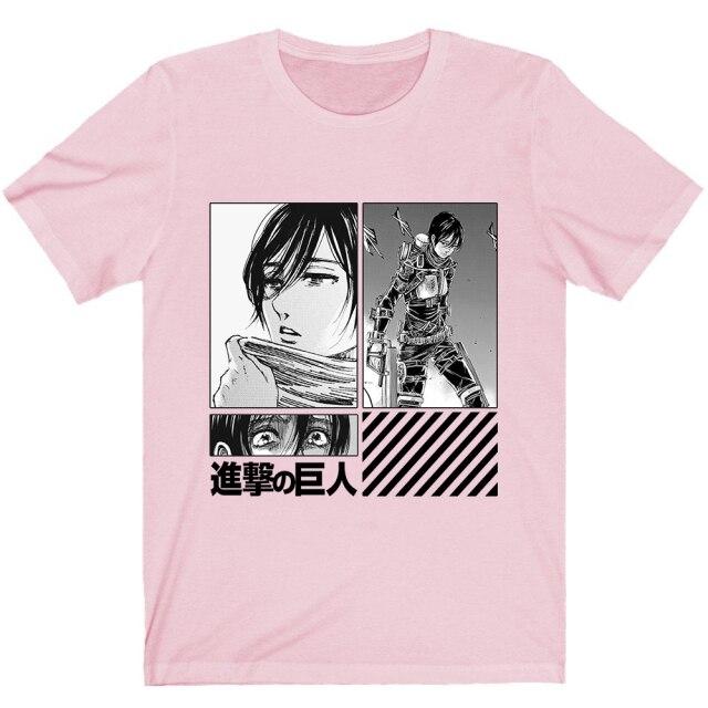 Buy Attack On Titan AOT T-Shirt Men Cotton T Shirt Anime Misaka ...
