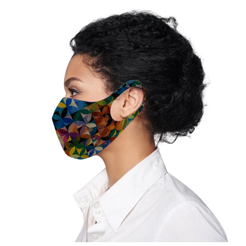 Sawei Outdoor Windproof Breathable Cycling Print Colorful Full Face ...