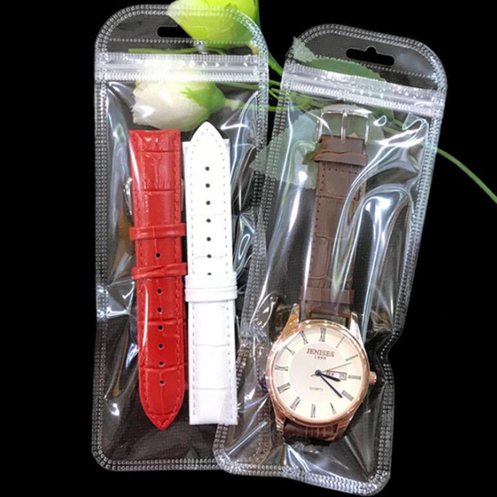 50pcs Clear Zip Lock Packaging Bag Self Adhesive Pouch with Hole 1 ...