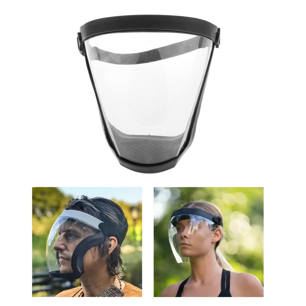 Buy Reusable Full Face Shield Sports Clear Camping Covering with ...