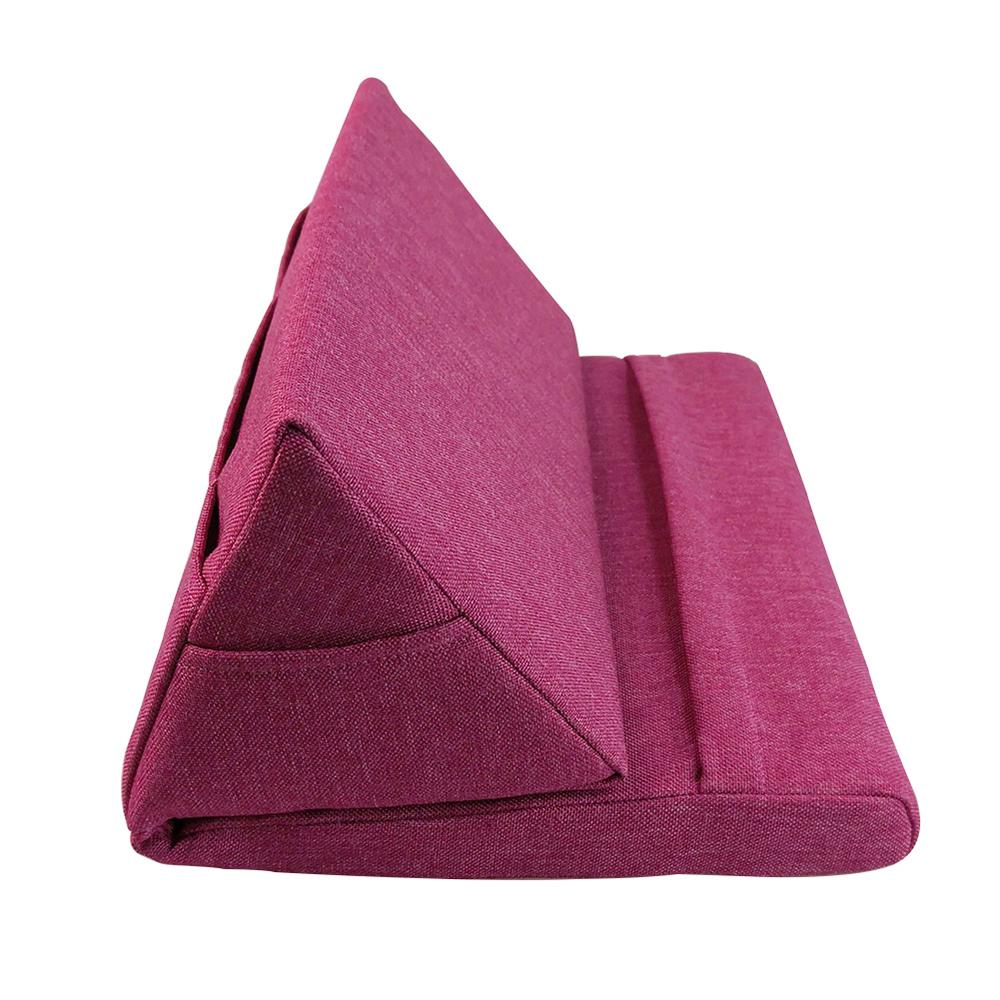 Buy Collapsible Plush Wedge Pillow Tablet Holder Inclined Cushion ...
