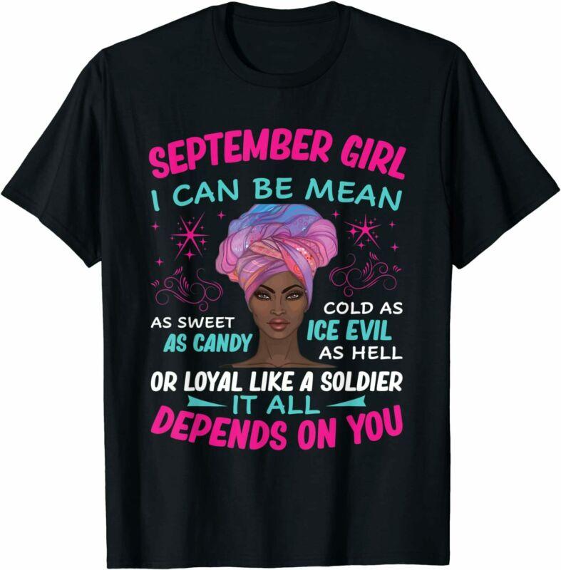 Buy September Girl I Can Be Mean As Sweet Clothing Clothes T-Shirts ...