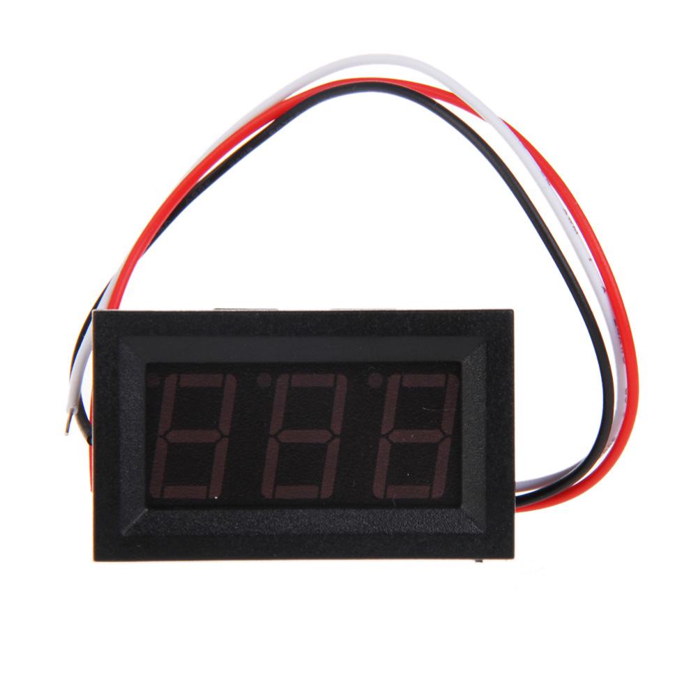 Mini DC 0-10V RGB LED Panel Digital Display Voltage Meter Voltmeter ...