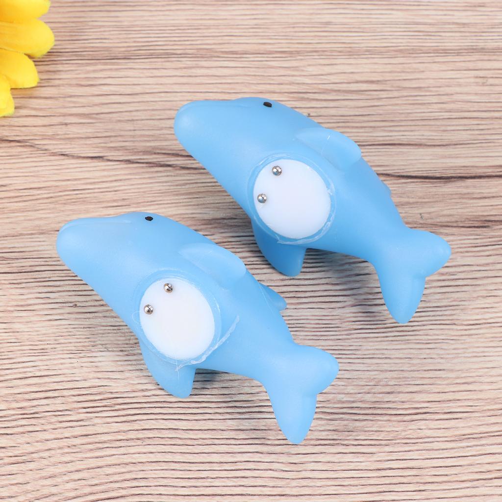 Buy 3 Pcs Baby Bath Dolphin Toys Lighting Floating Baby Bathtub Toy ...