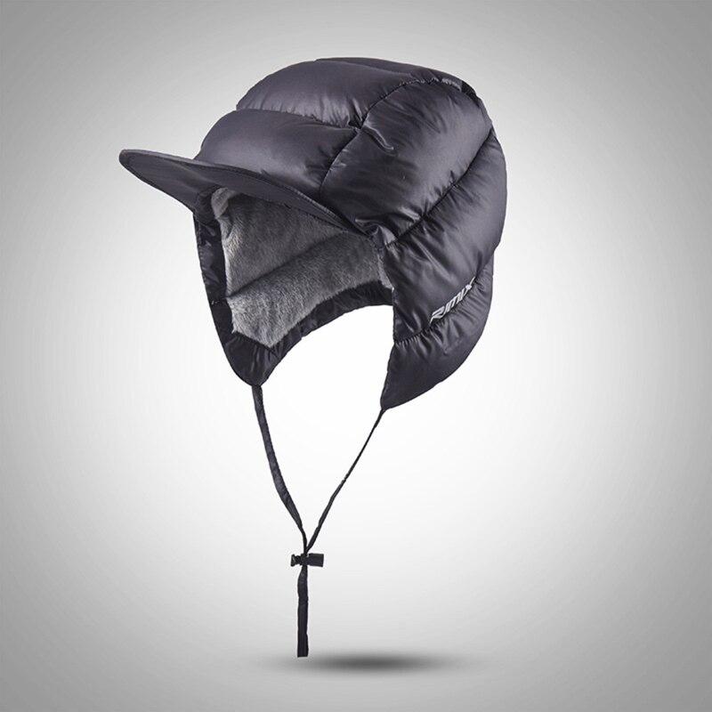 Cheap New Down Hat With Ear Flaps Warm Outdoor Sport Cap Winter ...