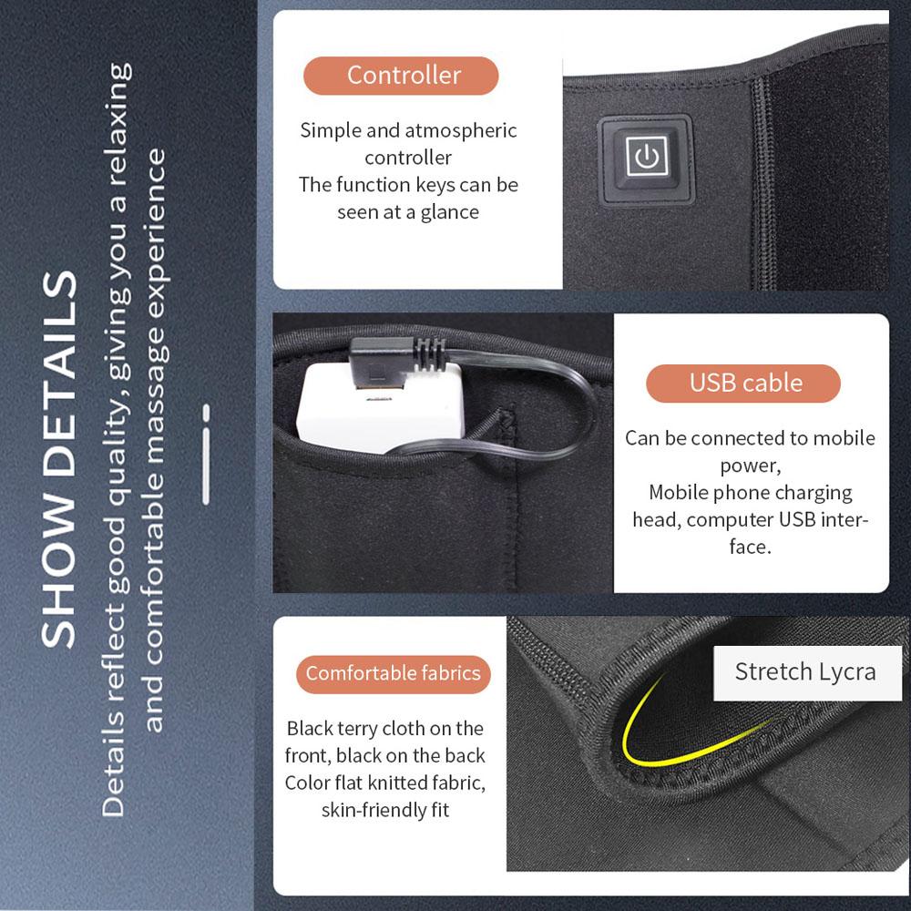 Electric Abdominal massage Stimulator Body Vibrating Slimming Belt ...