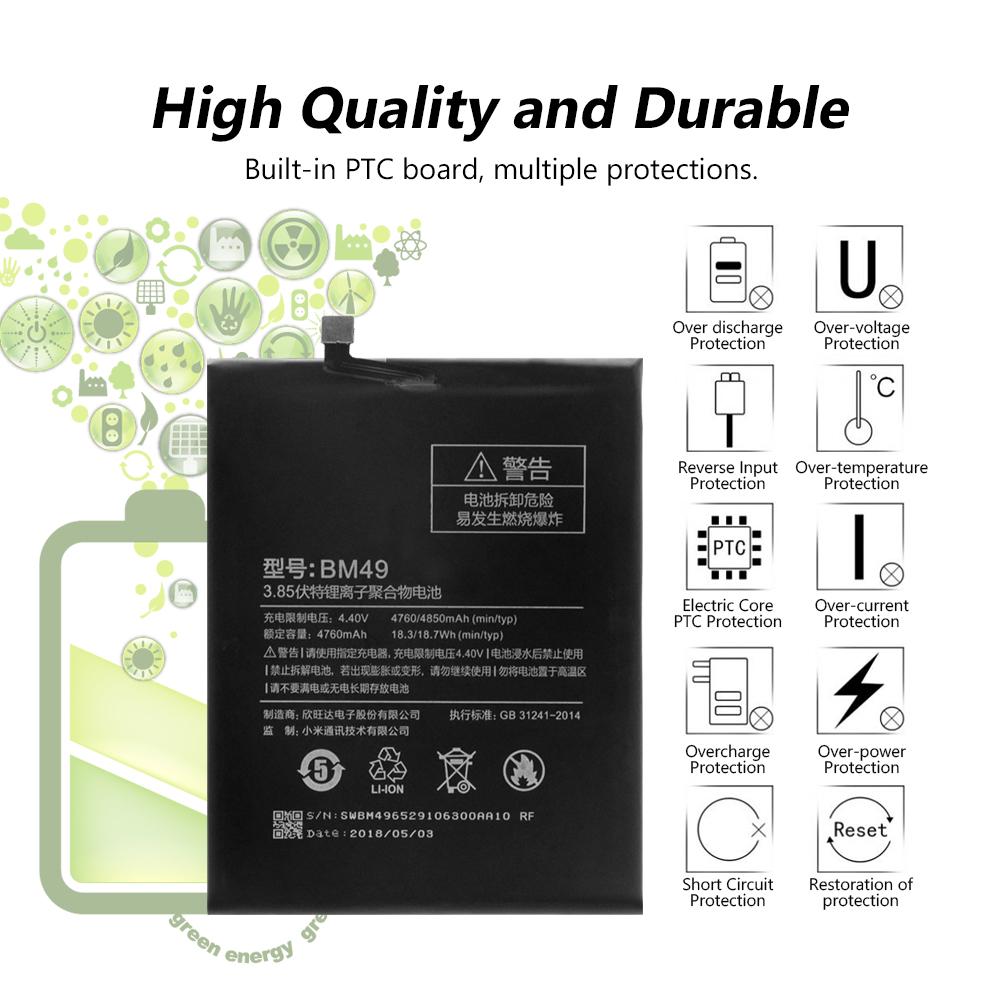 Original Xiaomi BM50 Battery For Mi Max 2 - 5300mAh