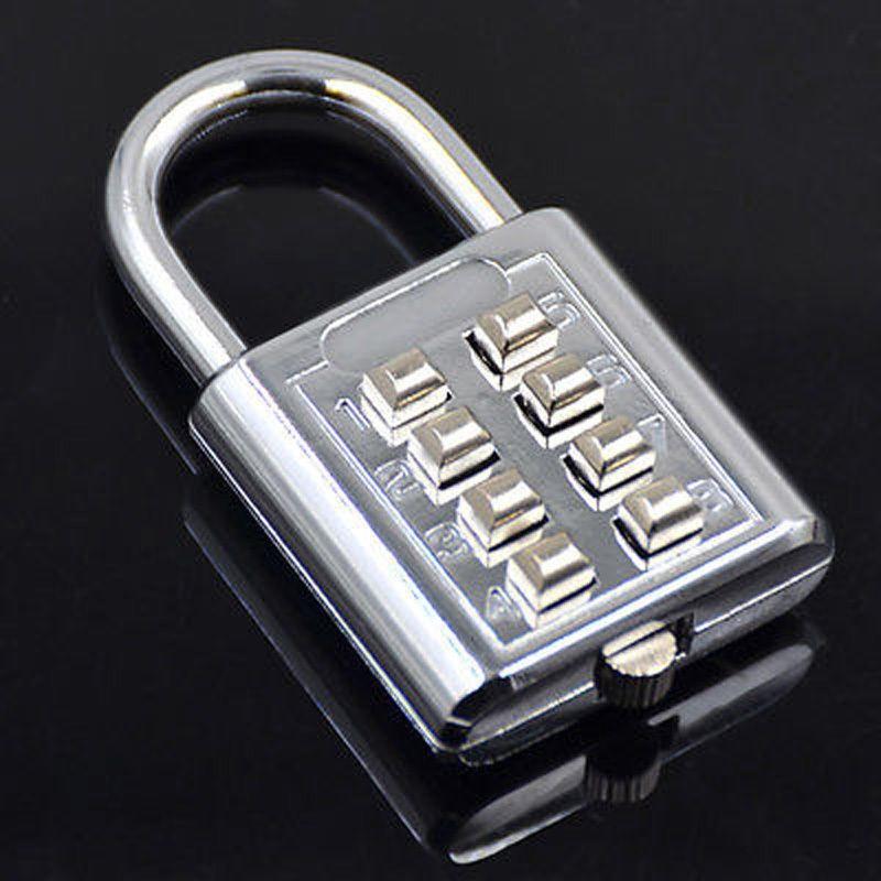 Cheap 8 Digit Combination Code Padlock Travel Suitcase Luggage Security ...