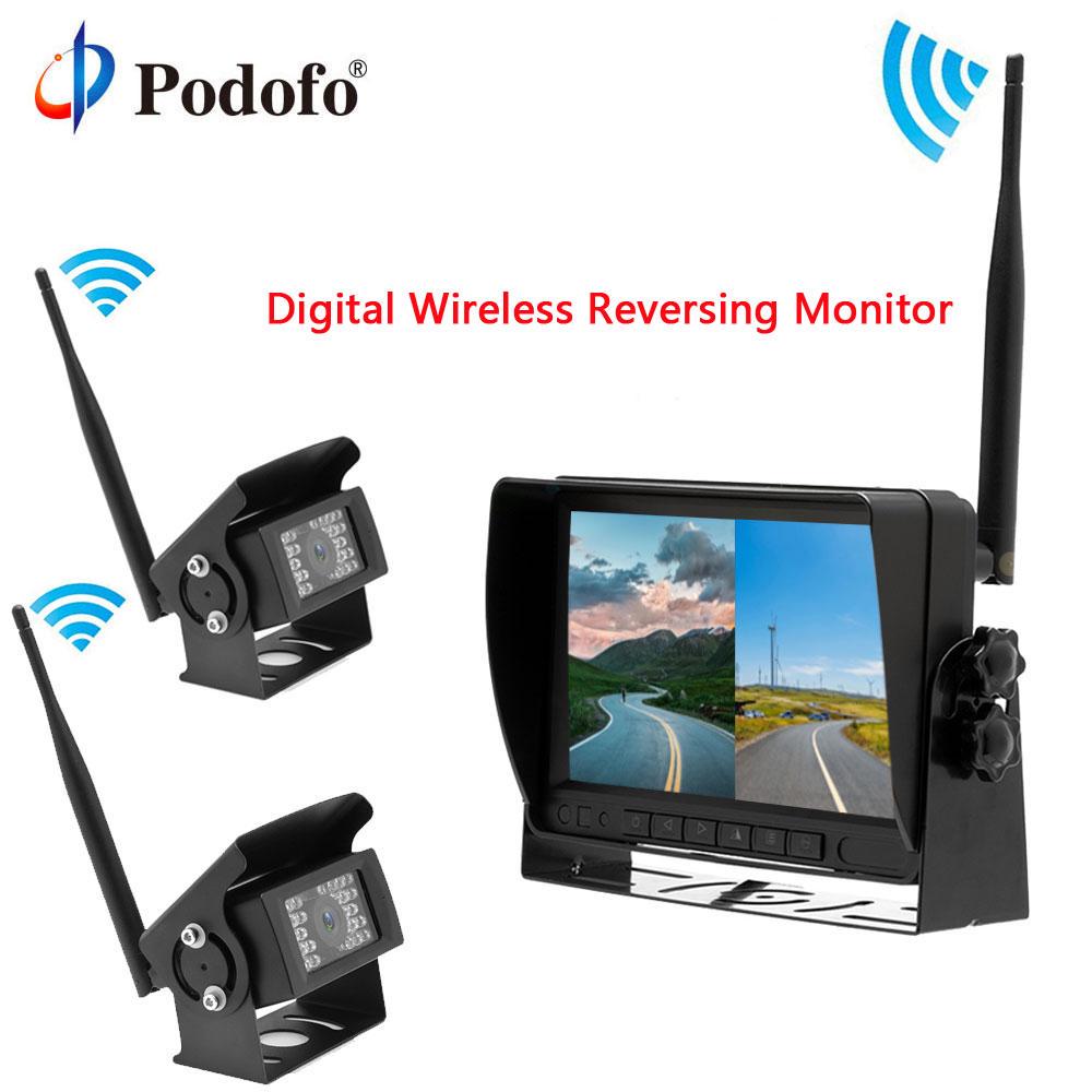 Buy Updated Digital Wireless Backup Camera System 7 Inch LCD Wireless ...