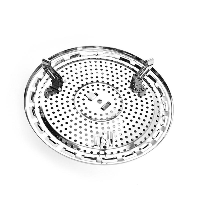 Buy Folding Tool Food Steamer Mesh Stainless Steel Dish Steam Basket ...
