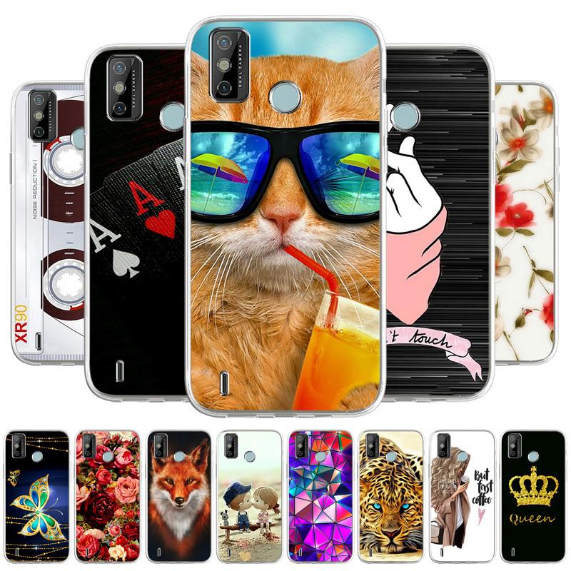 Buy Cases For Tecno Spark 6 Air Go KE7 KE6 KE5 Case Silicone Matte DIY ...