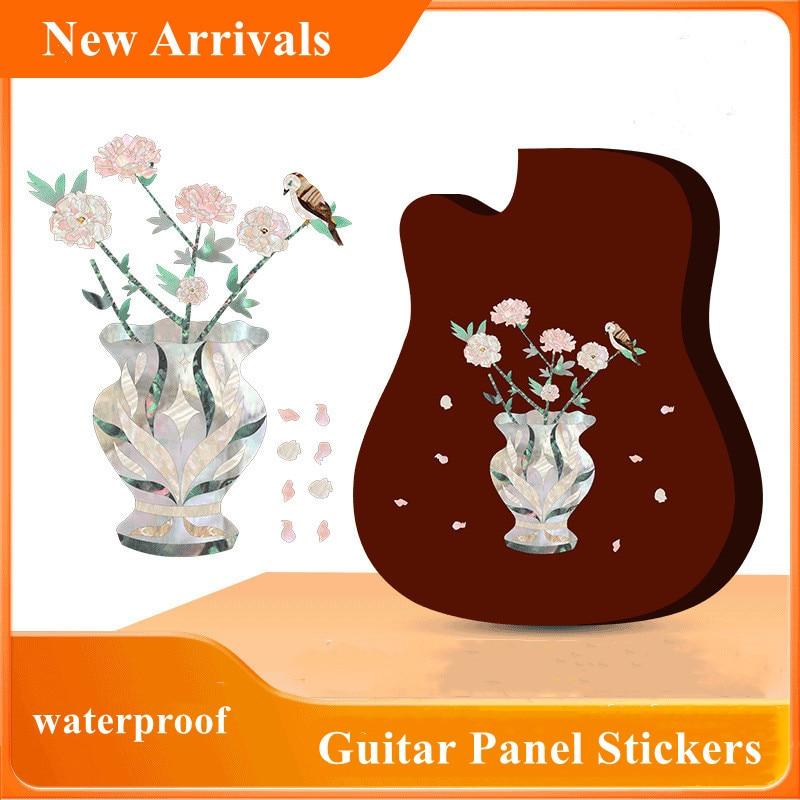 New Guitar Panel Stickers PVC Waterproof Electric Bass Ukulele ...