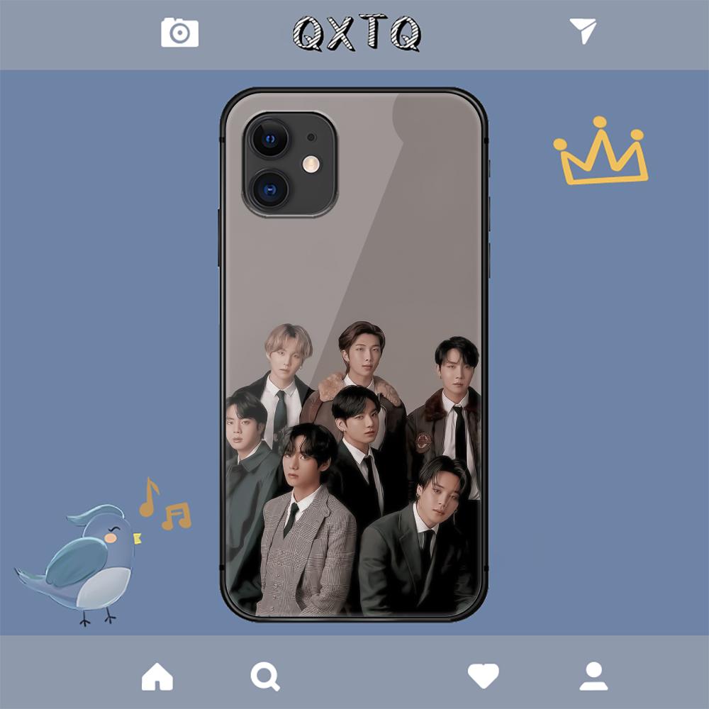 Buy Stray Kids SKZ Kpop Tempered Glass Phone Case Cover For IPhone ...