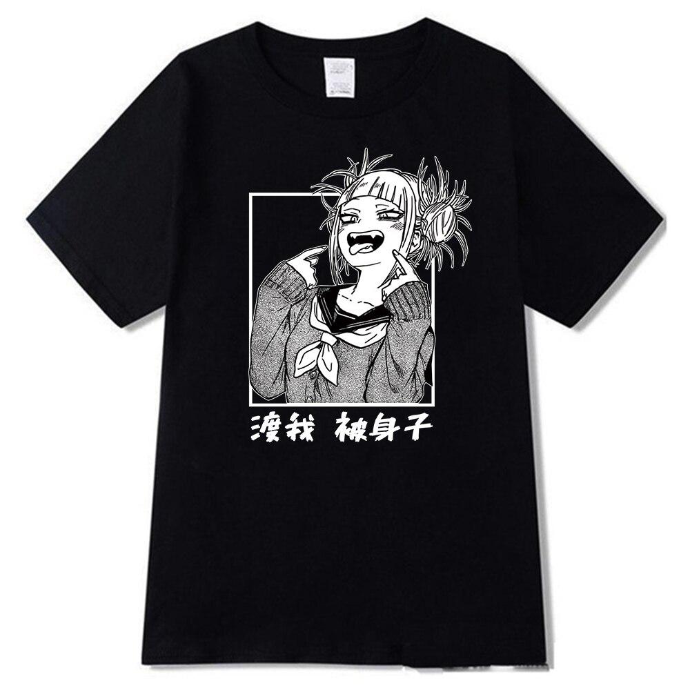 Japan Anime My Hero Academia Shirt Manga Himiko Toga Graphic Tshirt ...