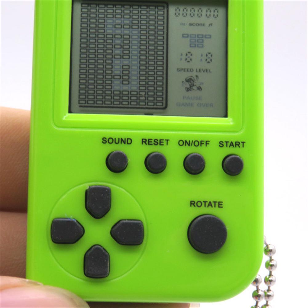 Yaratıcı AnahtarLık Mini Tetris Oyun Konsolu Klasik Oyun Oyuncak ...