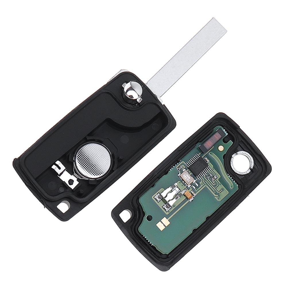 Citroen C3 C4 C5 Modelleri için 433MHz 3 Düğme anahtarsız Kesilmemiş ...