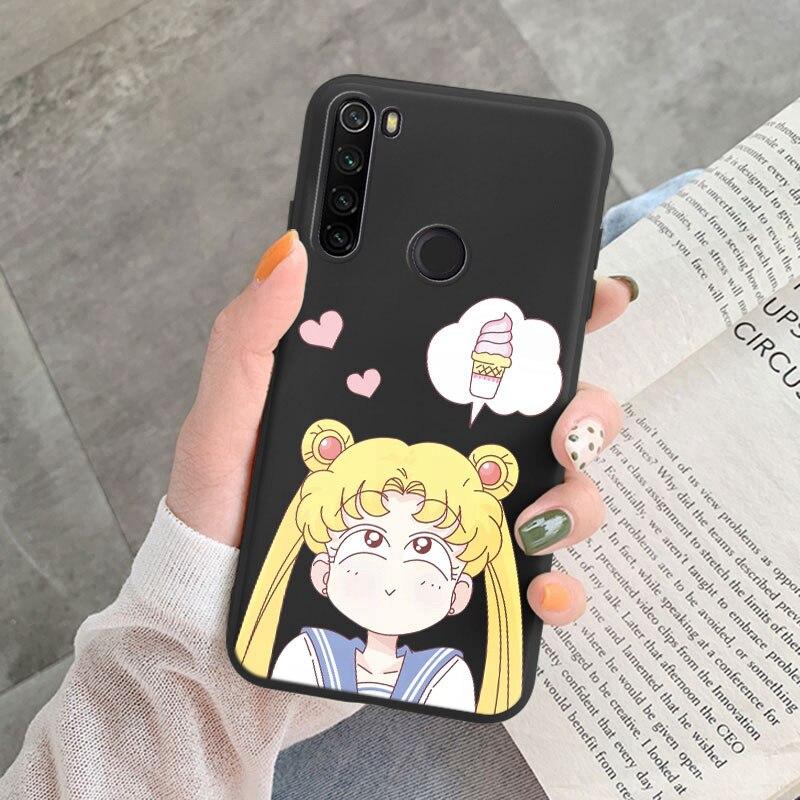 Buy Anime Sailor Moon for Xiaomi Redmi Note 8 8T Pro Phone Case Cute ...