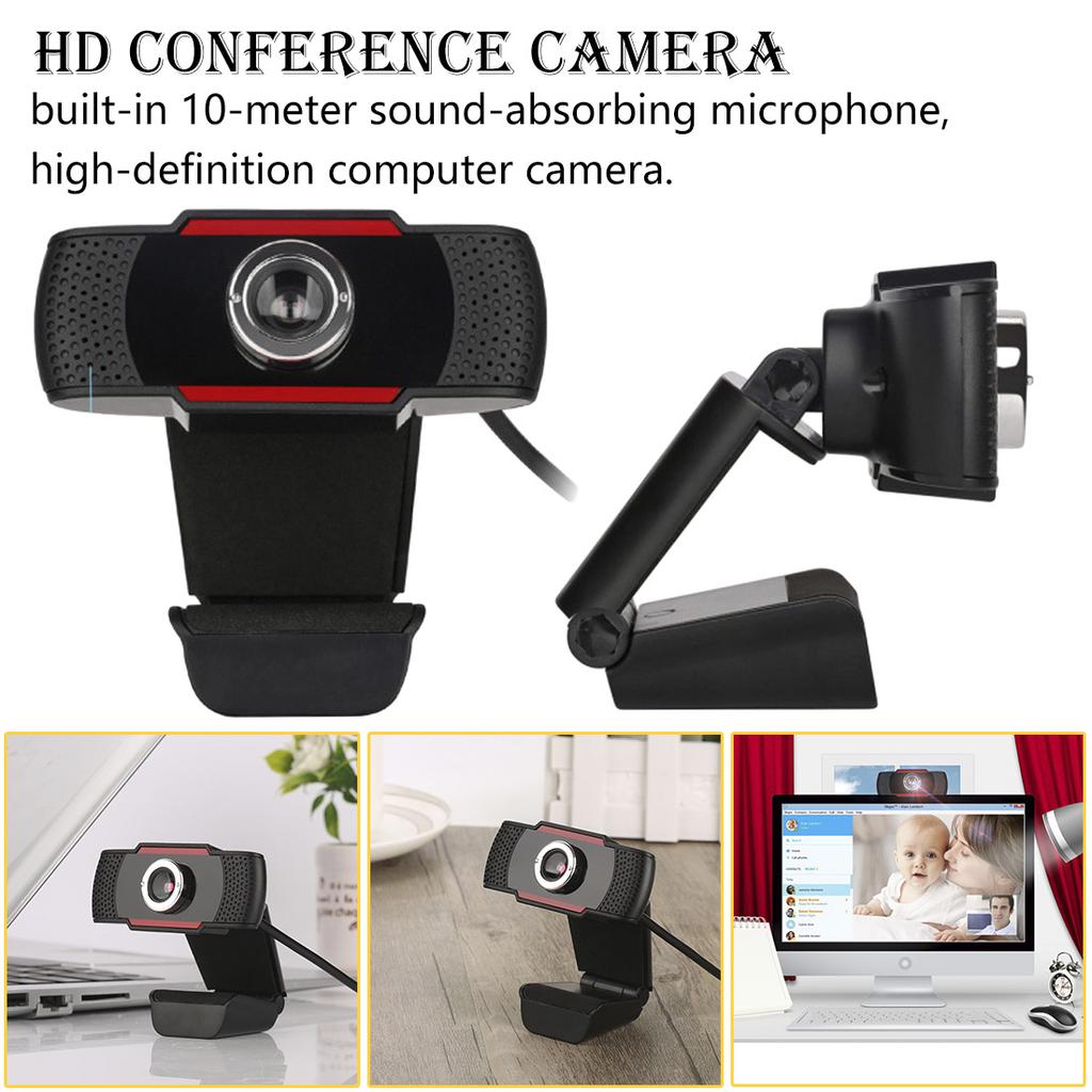 Web Camera Cam Clip-on 12.0MP 30 Degree Rotatable with mic Clip-on for ...