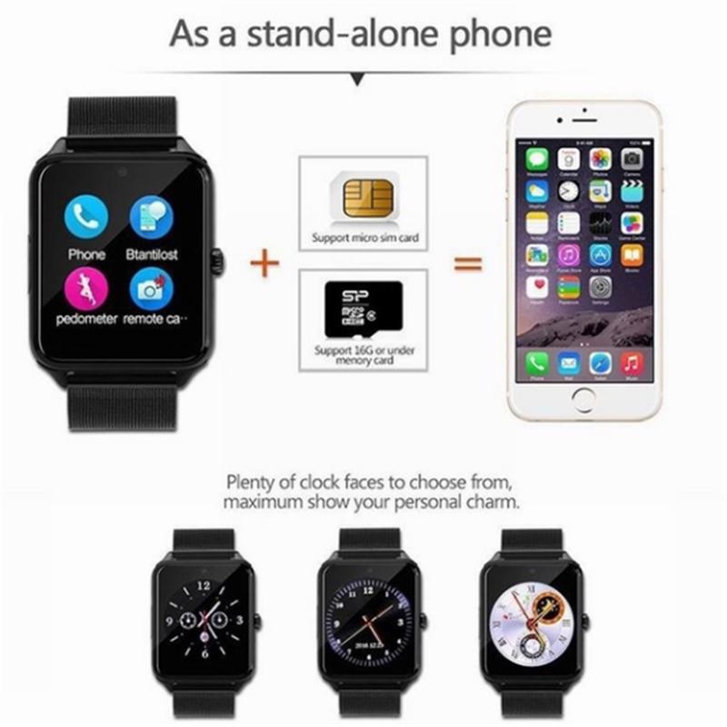 Buy Bluetooth Smart Watch Men Women Wrist Smartwatch Support SIM TF ...