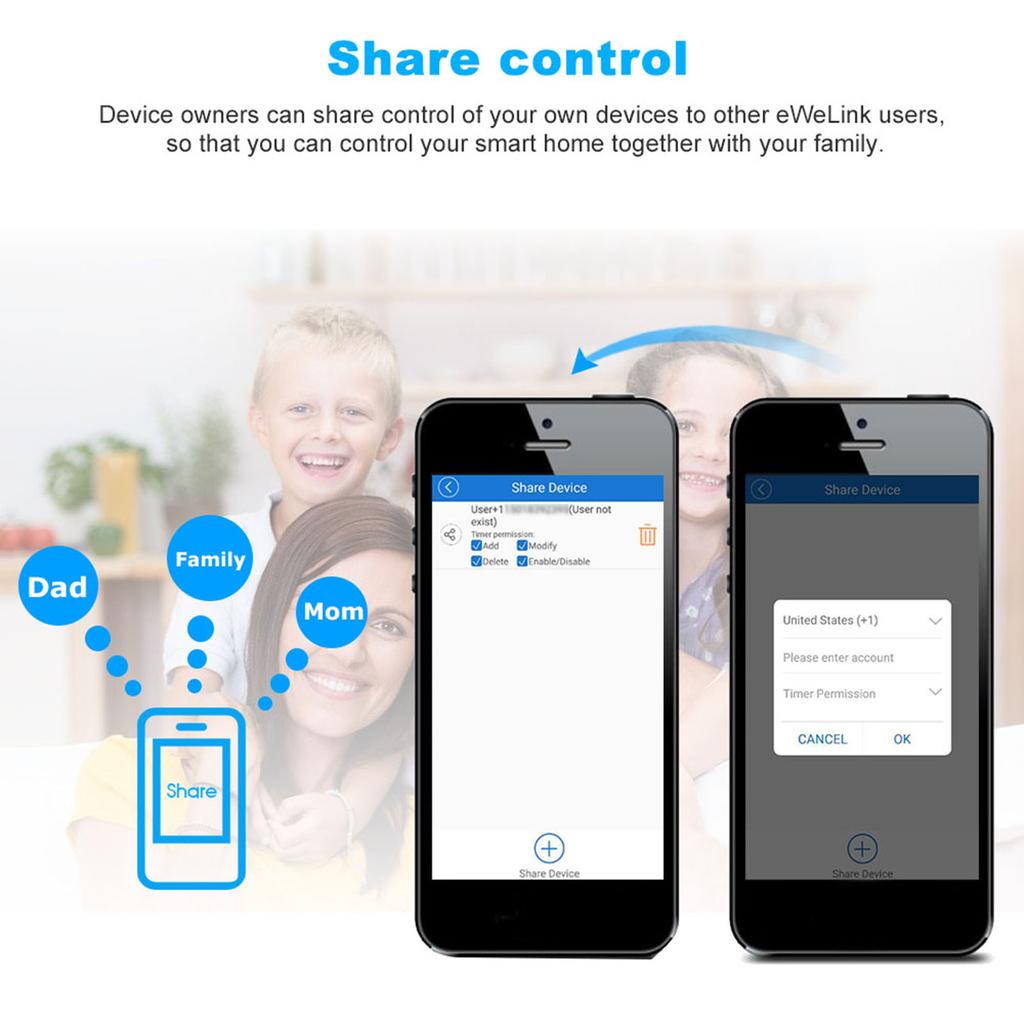 Buy Wifi Smart Switch 10a Wireless Light Timer 433mhz Switch Phone App ...