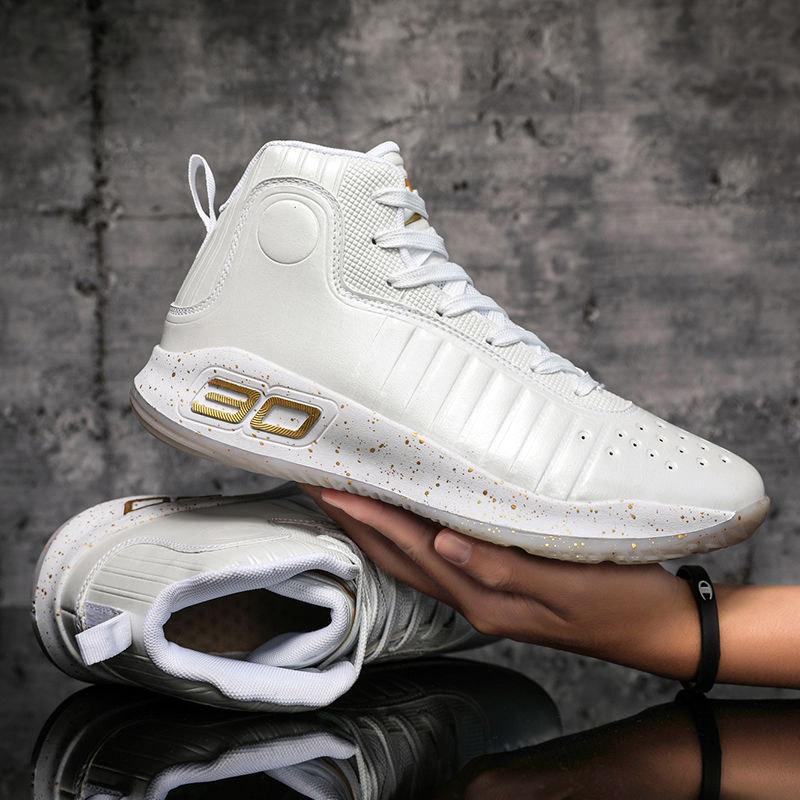 Buy Size36-45 Men High-top Basketball Shoes Sneakers Shockproof ...