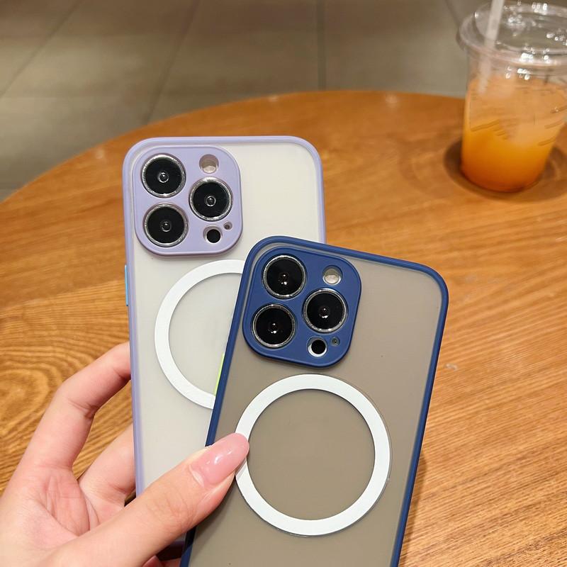 Cheap Luxury Magnetic For Magsafe Wireless Charge Cover For iPhone 15 ...