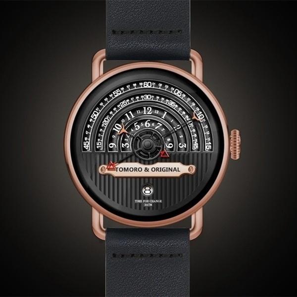 Buy Leather Strap Watches Unique Dials Men Watches Casual Male Quartz ...