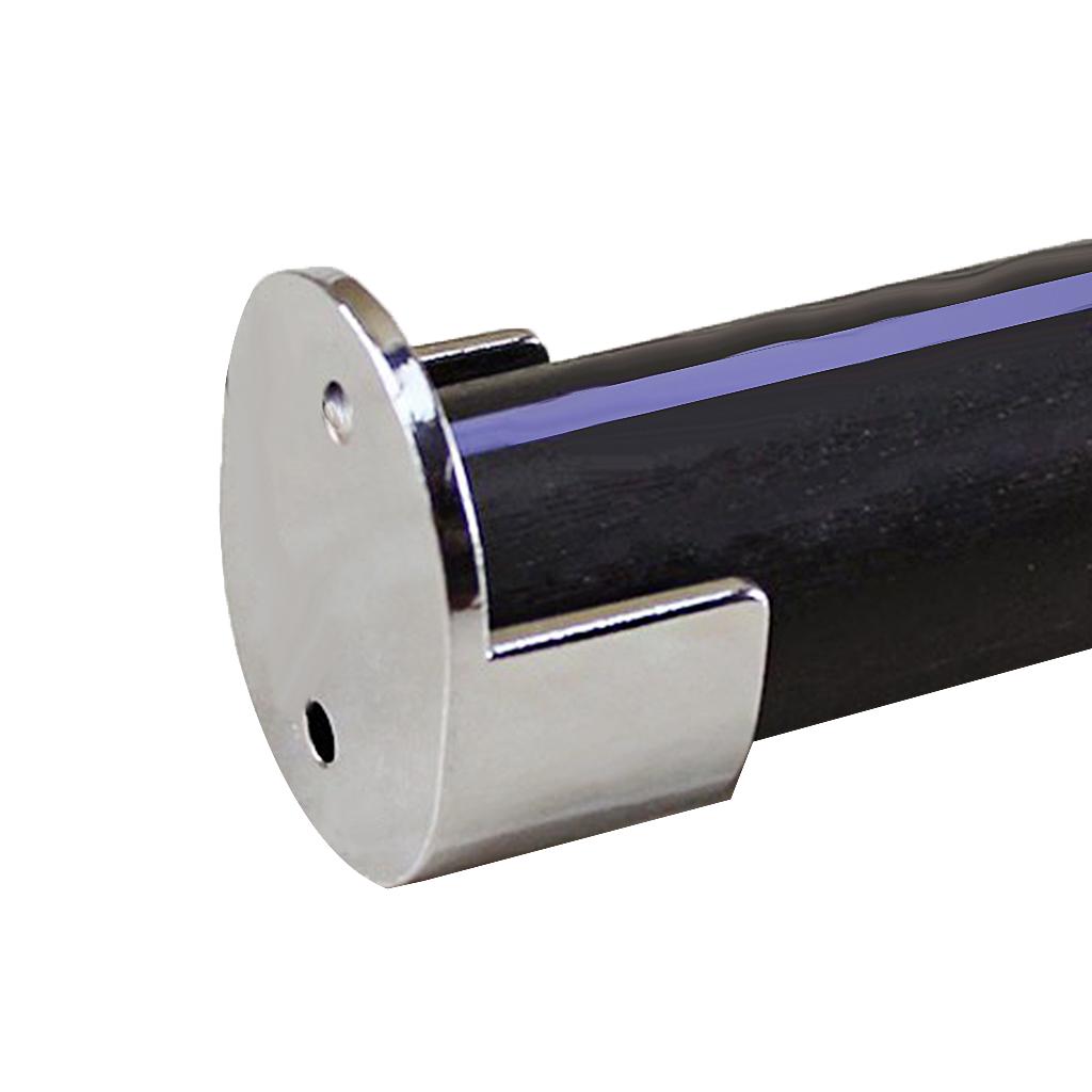 Buy 2 Pairs Recess Bracket Curtain Rail Support Pole Wall Mount at ...