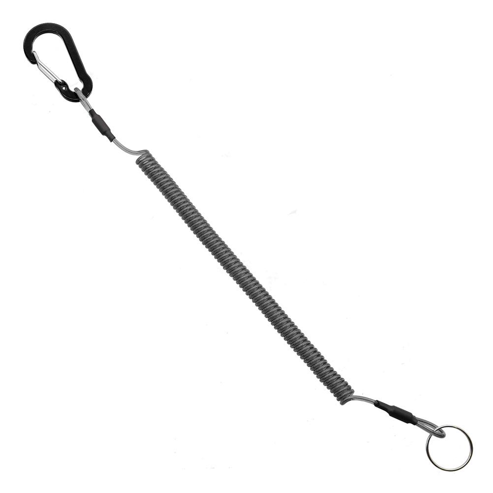 Buy 10 Pcs 2.3MM Fishing Lanyard Retractable Elastic Steel Ropes Key ...