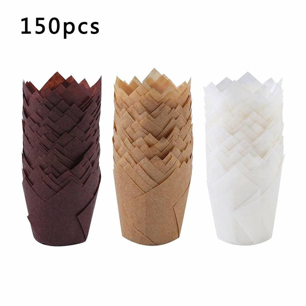 Cheap SW Cake Paper Cup Baking Cake Tulip Paper Cup Holder Silicone ...
