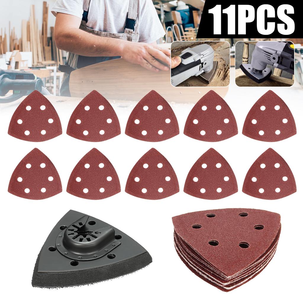 Buy 10pcs DIY Polishing Tool 90mm Mix Sanding Sheet 40 60 80 100 120 ...