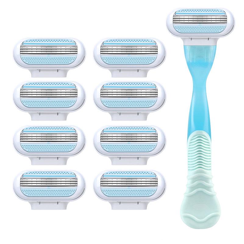 Buy Manual Replacement Shaving Razor Women's Ladies Shaving Hair ...