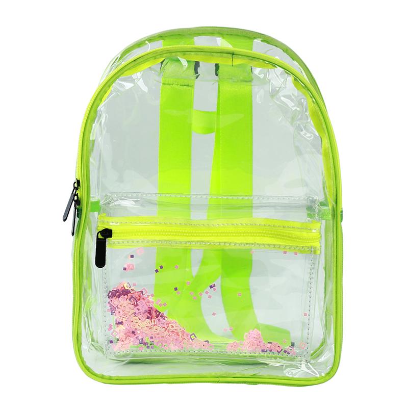 Buy Transparent School Bag Bookbag Laptop Backpack See Through Travel ...