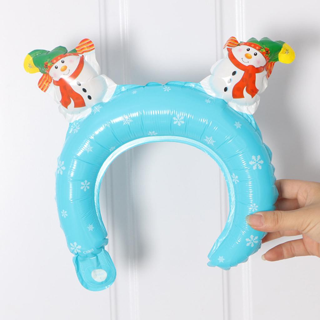 Buy 50 Pieces/Pack Inflatable Christmas Balloon Headbands 8 Different ...