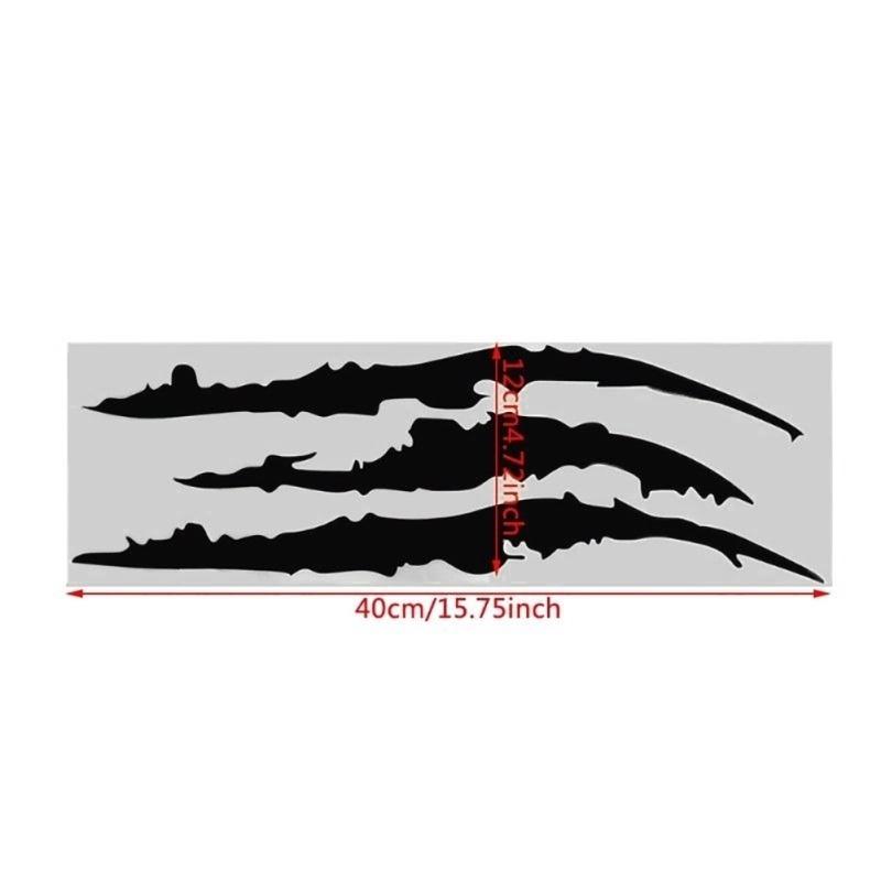 Buy New Fashion Car Headlight Scratch Stripe Decal Sticker Claw Stripe ...