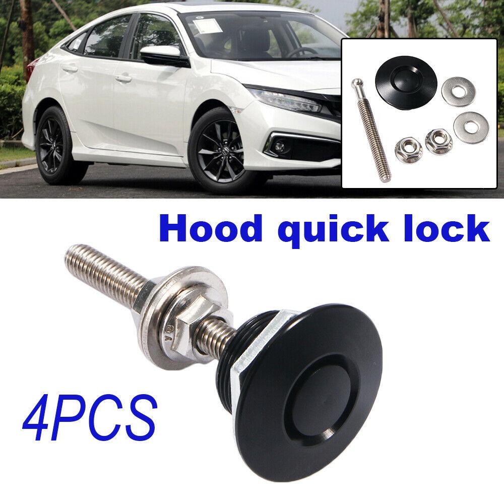 Buy 4X 1.25 Latch Protector Bonnet Bras Push Button Quick Release Hood ...