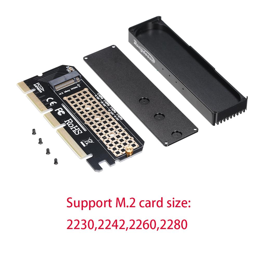 PCIE NVME m.2 SSD to PCIE 4X 8X 16X Expansion Card Adapter Card Support ...