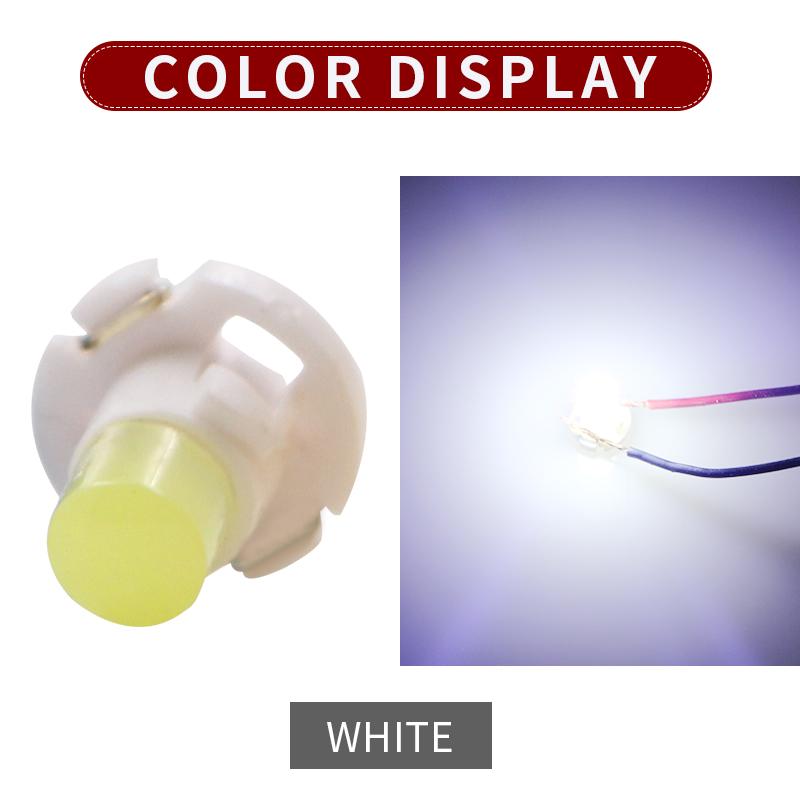 Buy 10 Pcs T3 COB Car Dashboard Instrument Panel Light Bulb Car Led ...