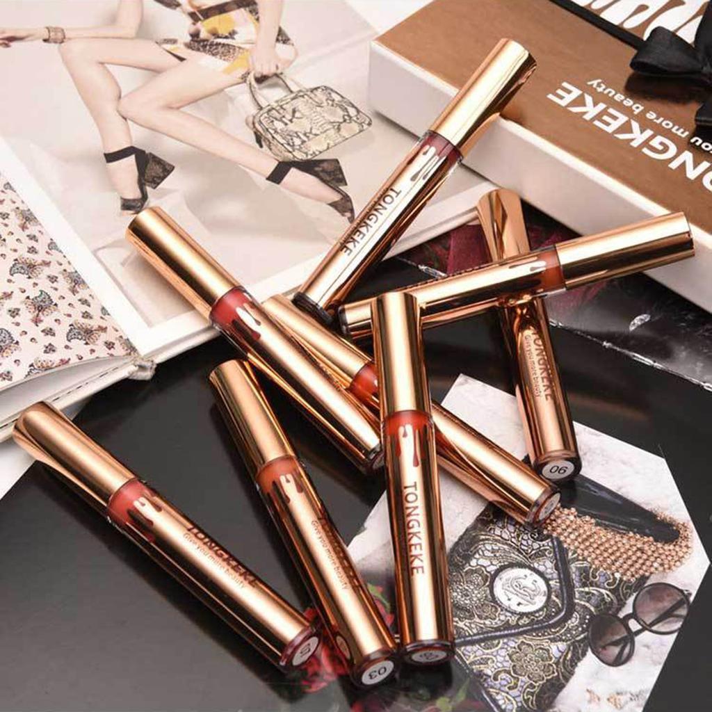 Buy ICOCO Makeups Moongate Not Faded Non-stick Cup 8 Lipstick Set Matte ...