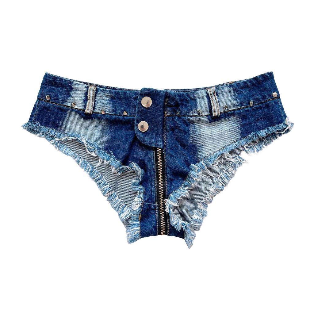 Cheap Sexy Open Hip Denim Shorts Nightclub Women's Bar DS Leading ...