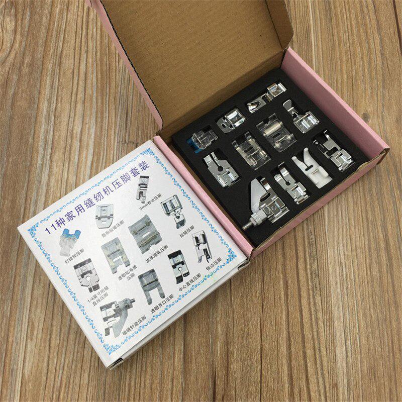 11-piece Set of Invisible Zipper Overlock Sewing Machine Presser Foot ...