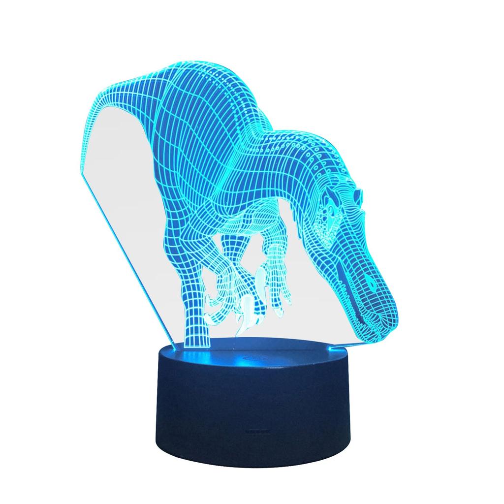 Buy Children 3D Dinosaur Light 7 Color Variations USB Dinosaur Night ...