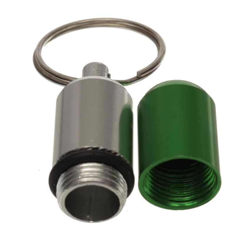 Buy New Mini Pill Bottle First Aid Gallipot Keychain Container ...