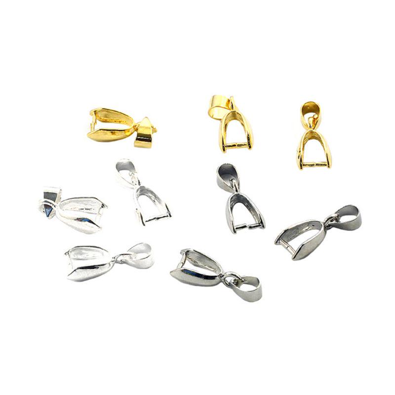 Buy 10 Pcs/Set Pendant Buckle Jewelry Making Necklace Charms Buckles ...