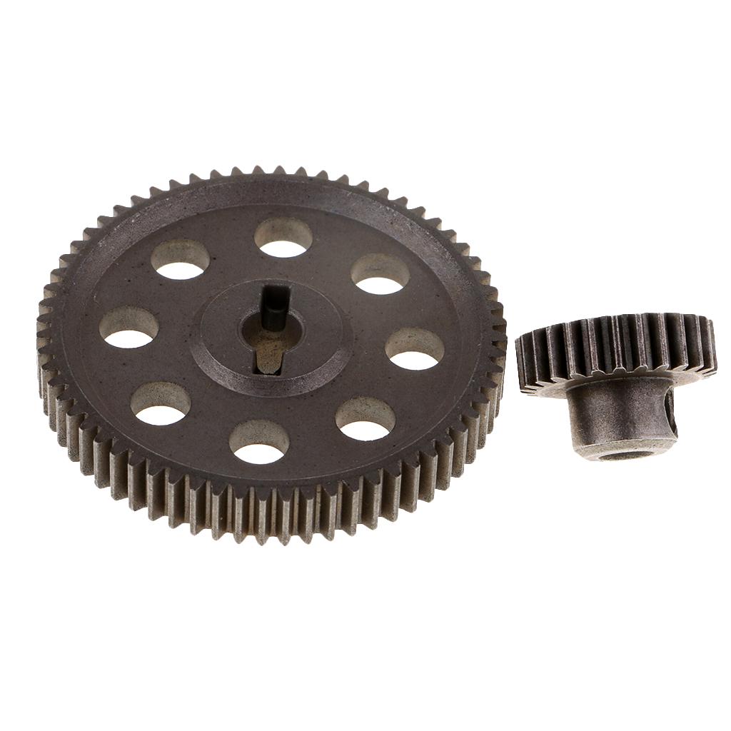 11184 Metal Main Gear Motor Pinion Gears 26T/64T for 1:10 RC HSP 94111 ...