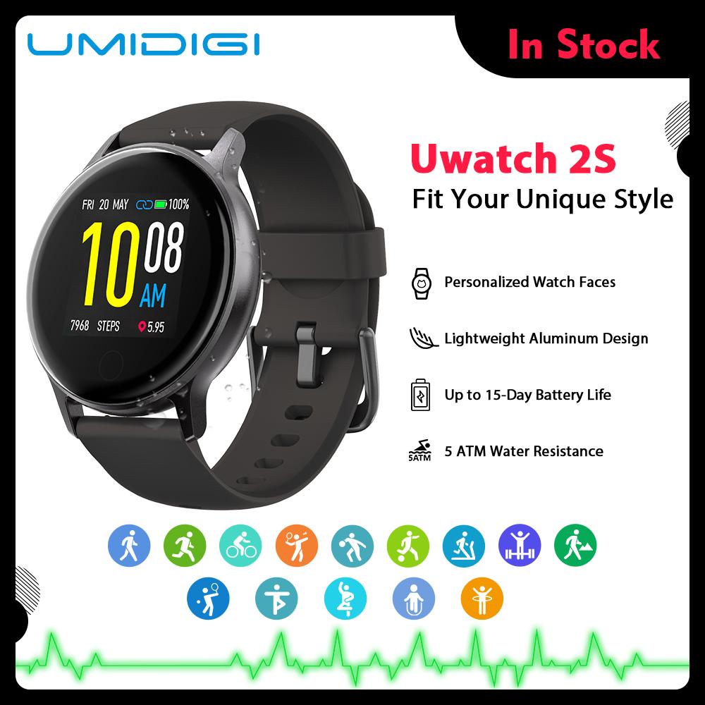 Buy UMIDIGI Smart Watch Uwatch 2S 5ATM Waterproof Fitness Watch with ...
