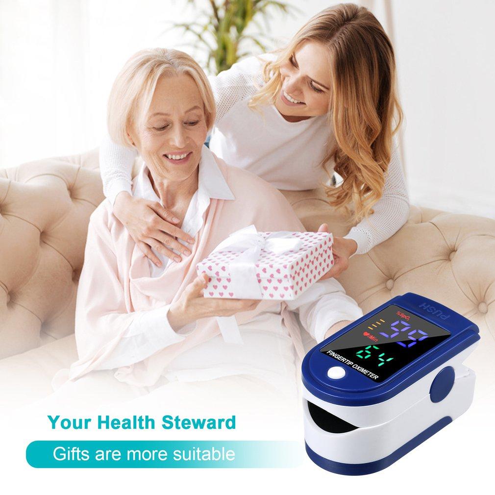 Buy Digital Finger Clip Pulse Oximeter LED Display SPO2 PR Heart Rate ...