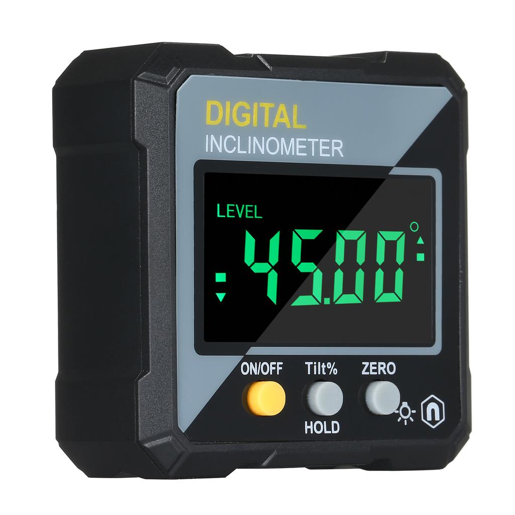 Digital Level Protractor Inclinometer One-side Mag-netic Level Angle ...