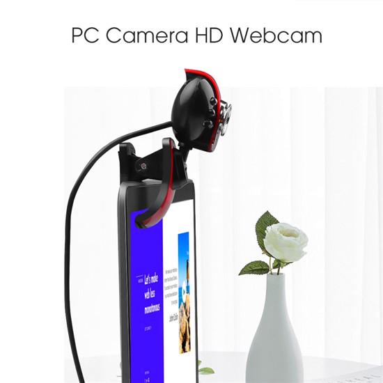Buy Computer Cameras Usb 2.0 50.0M 480P 6 Led Hd Webcam With Mic For Pc ...