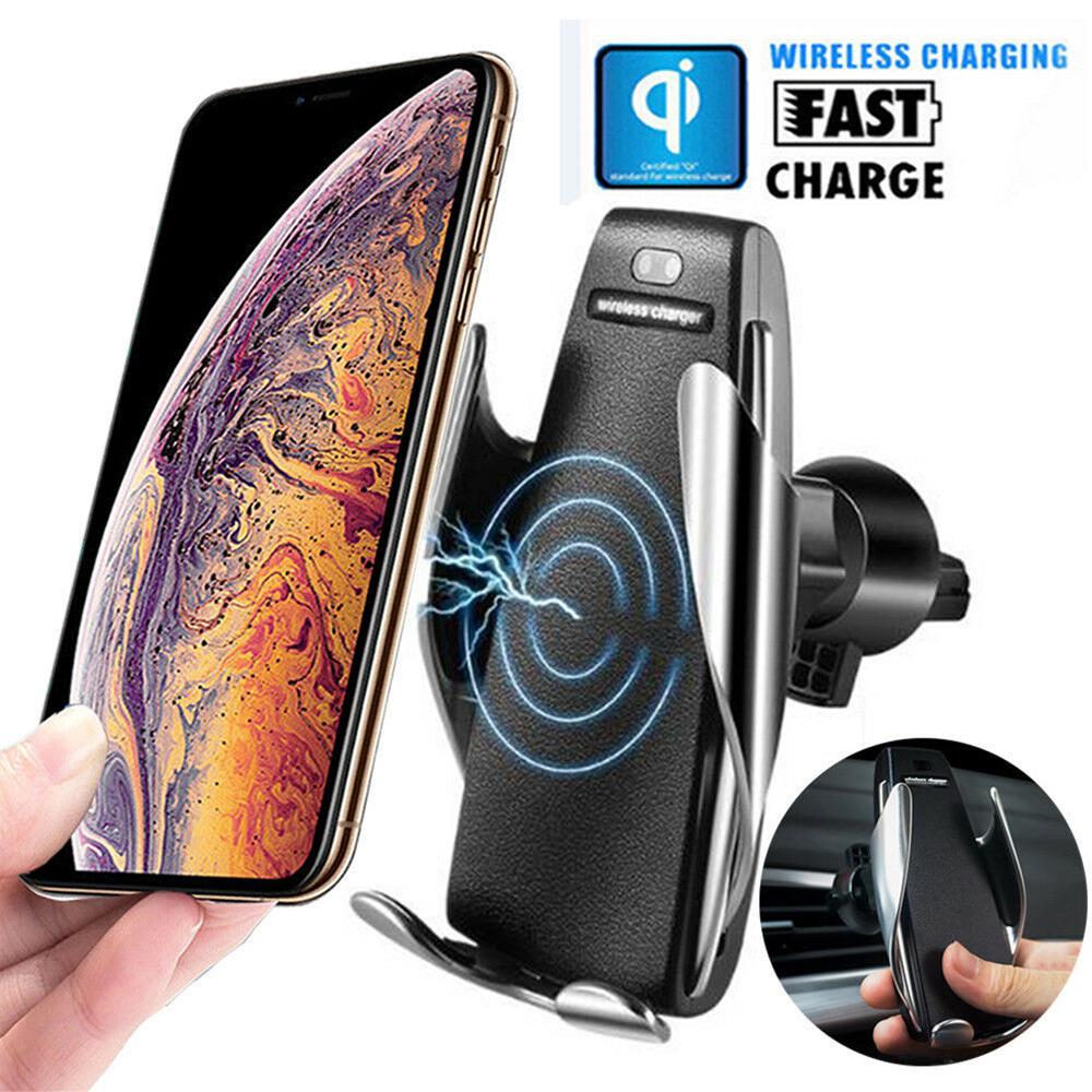 Buy Automatic Clamping 10W QI Wireless Charger For Cellphone iPhone XS ...